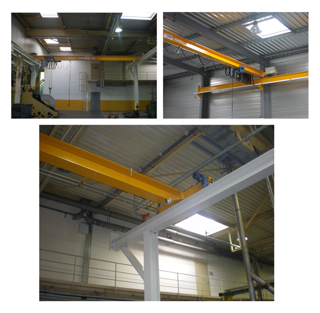 Fourniture et montage de pont roulant de levage - Pont roulant posé ...